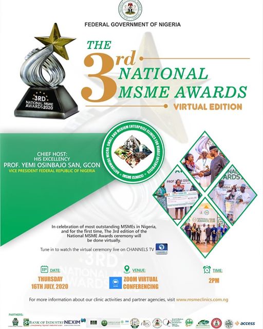 3rd National MSME Awards to hold on July 16 - MSME Africa