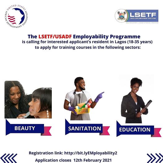 Call for Applications: LSETF/USADF Employability Program ( Free ...