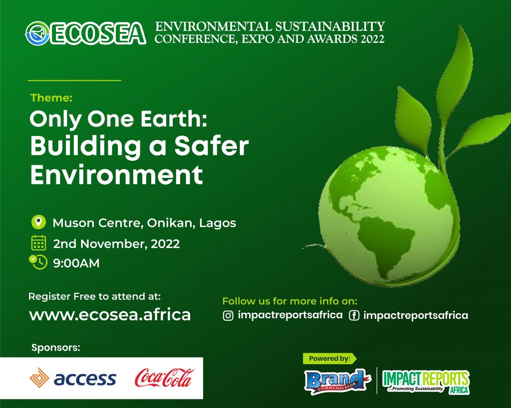 ECOSEA 2022 Holds Nov 2, As Sustainability Professionals Set to Dissect ...